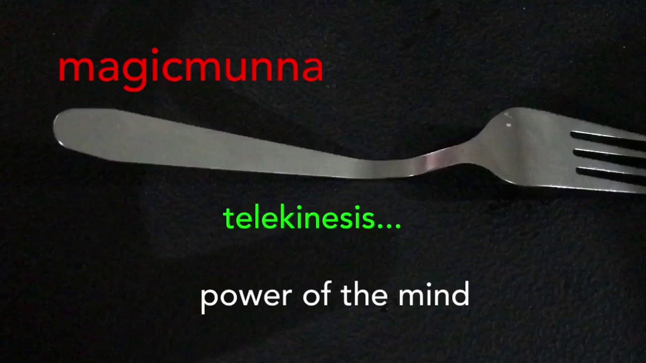 Telekinesis metal bending mind power - YouTube