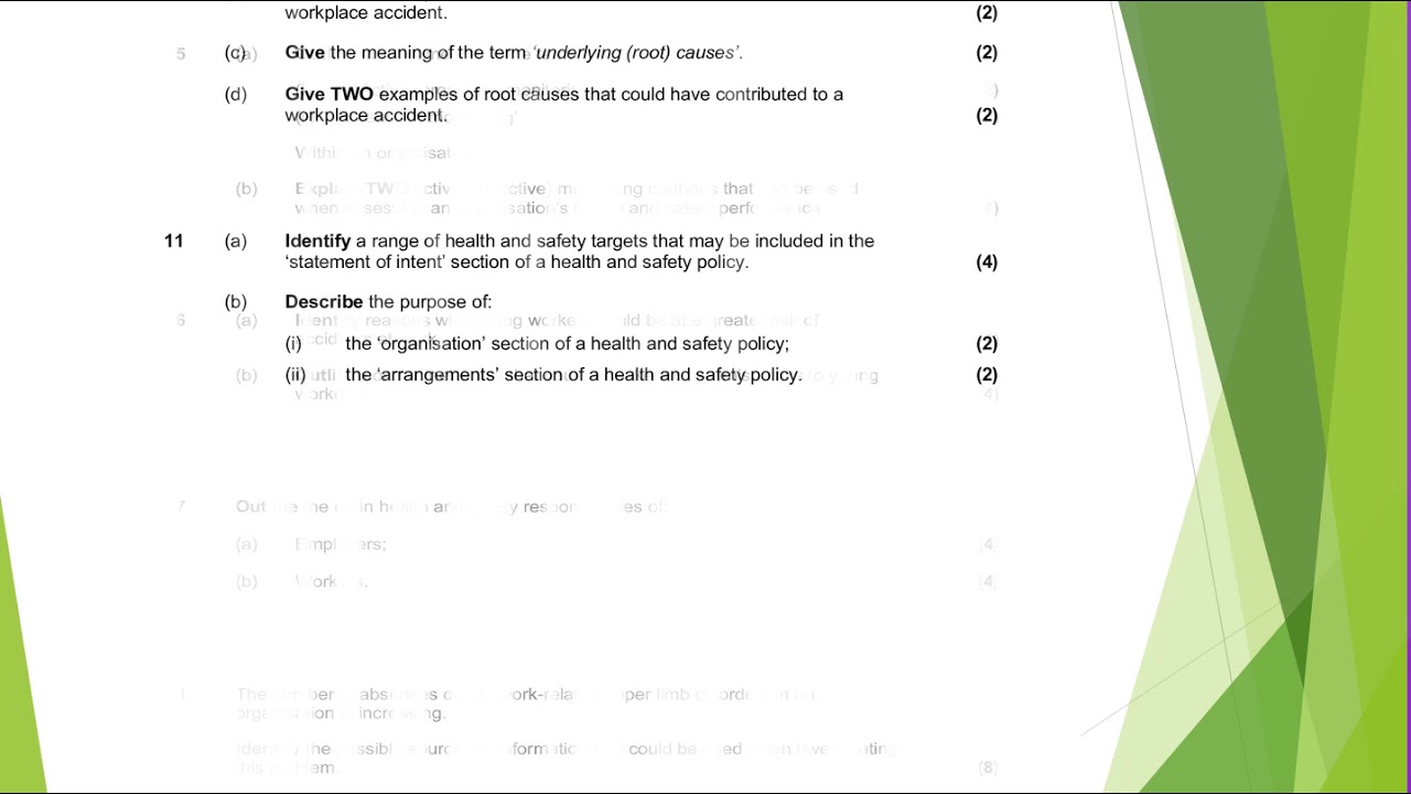 Nebosh IGC1 Past Question Paper No 4 || Safety Guruji - YouTube