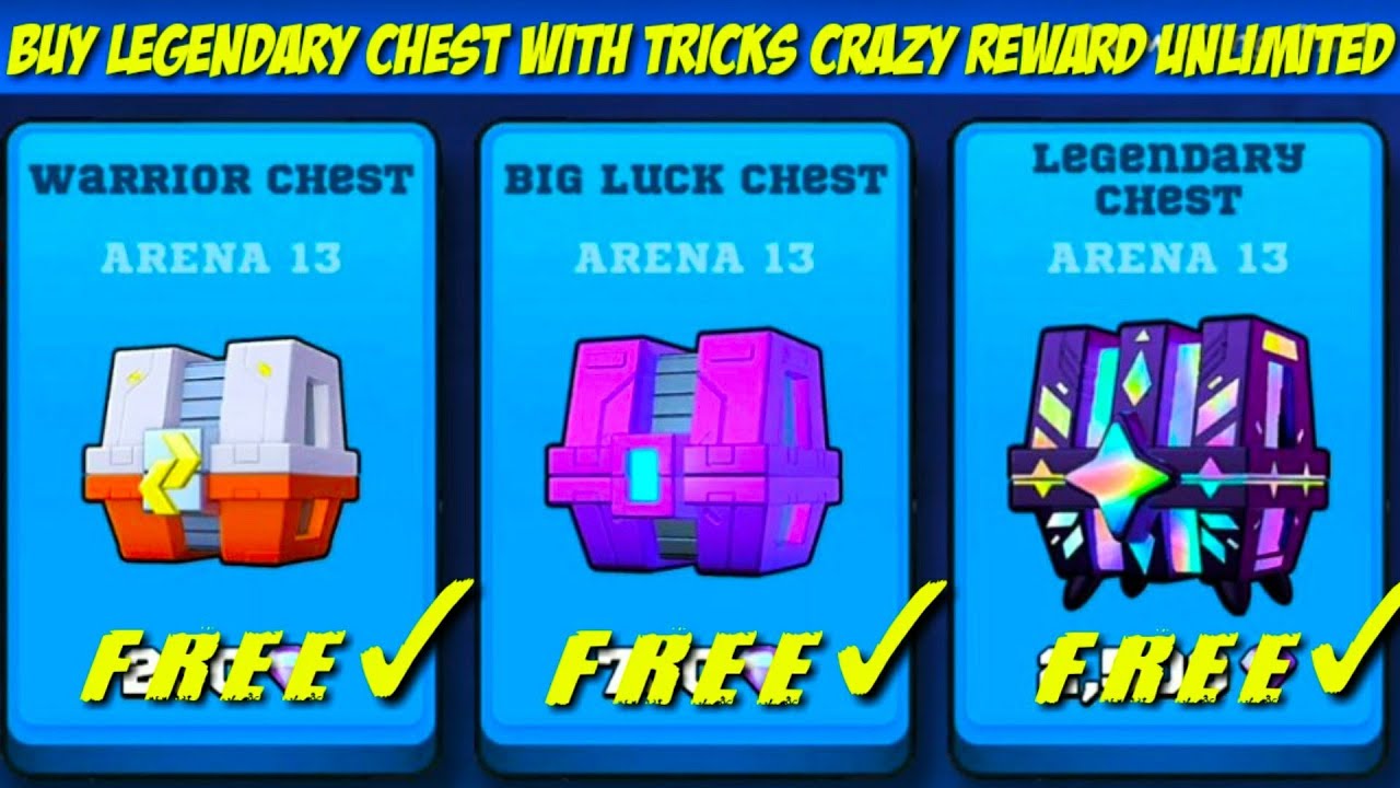 Buy Legendary chest Bigluck chest Warrior chest With Tricks Crazy ...