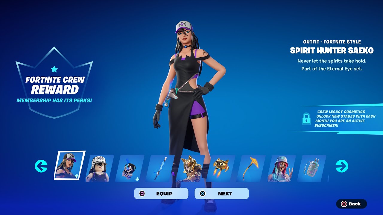 HOW TO GET SPIRIT HUNTER SAEKO CREW PACK IN FORTNITE! - YouTube