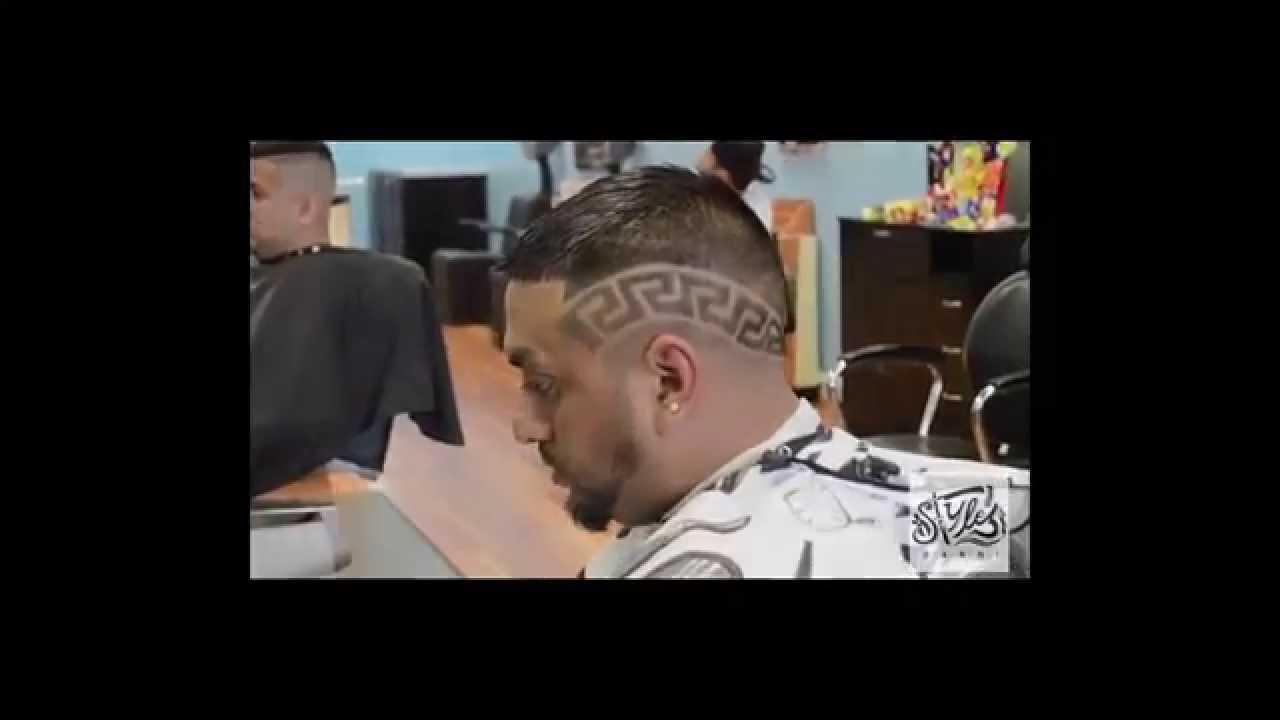 VERSACE HAIRDESIGN - CORTE CON DISEÑO DE VERSACE - YouTube