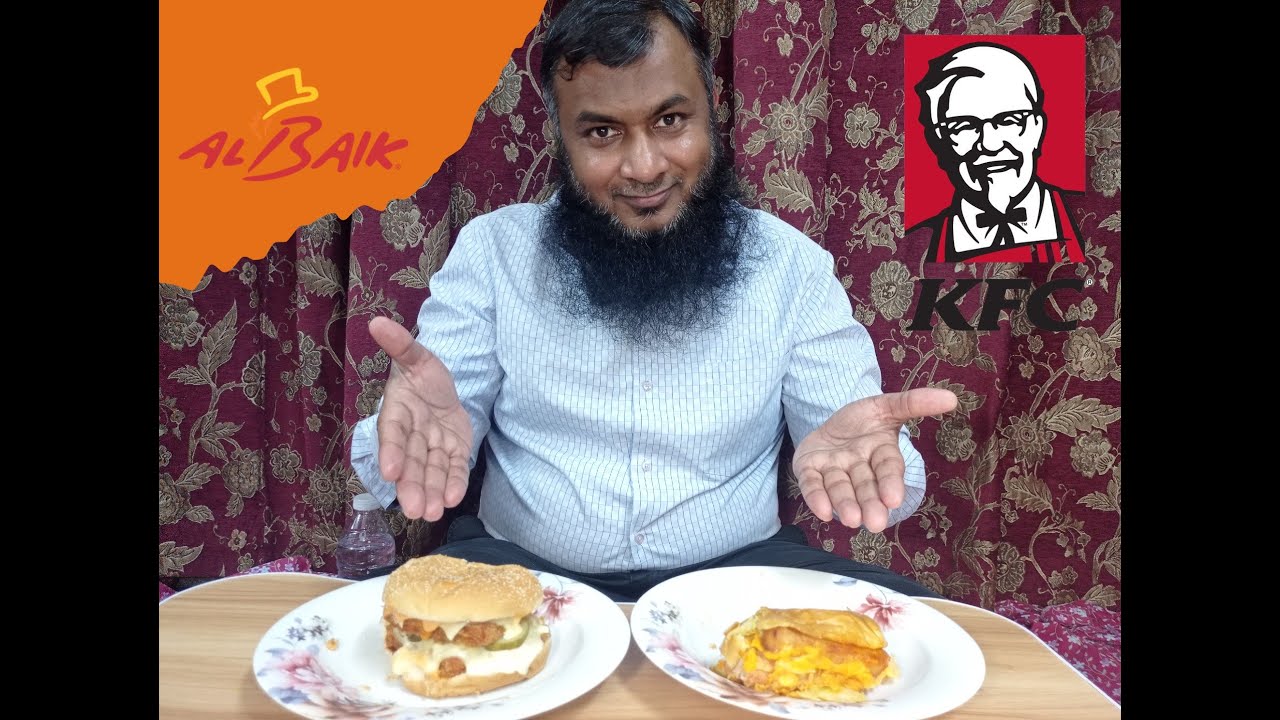 AlBaik vs KFC || DOUBLE BAIK VS DYNAMITE BURGER || BUFAKS OFFICIAL ...
