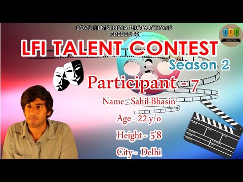 Sahil Bhasin. Participant No - 7. LFI Talent Contest. Season 2 - YouTube