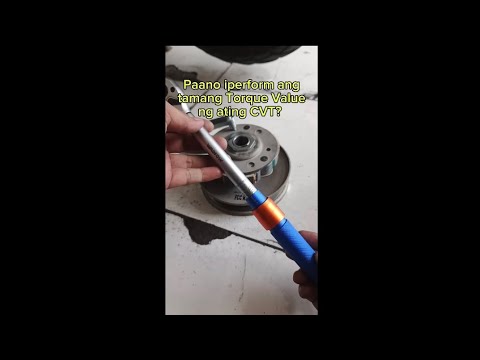 Paano i-perform ang tamang Torque Value sa ating CVT? - YouTube