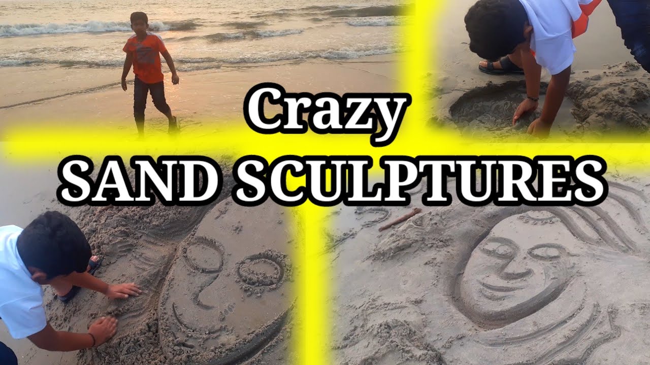 Crazy SAND SCULPTURES - YouTube
