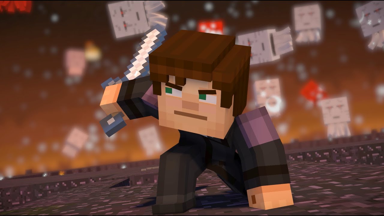 Minecraft Story Mode S2 EP3 3-Headed Ghast Boss fight - YouTube