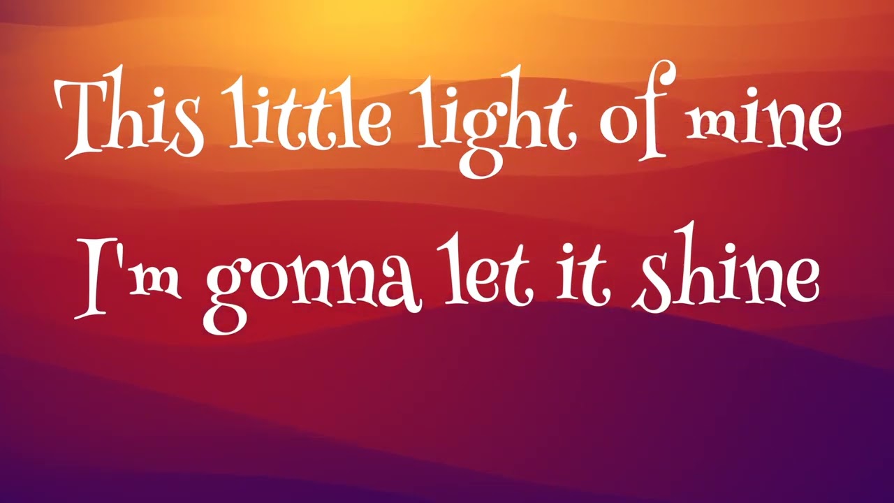 This Little Light of Mine ~ Rend Collective ~ lyric video - YouTube
