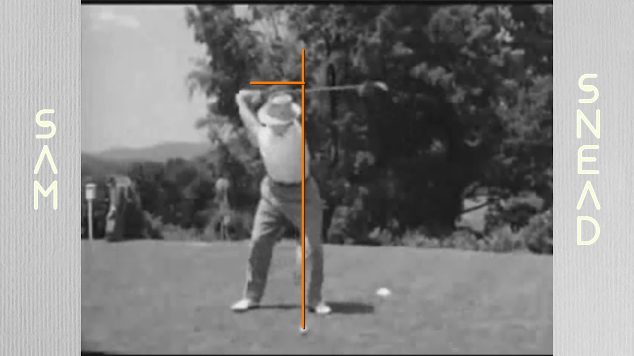 Sam Snead Golf Swing - Face-On View - Tracer - Slow Motion - Driver ...
