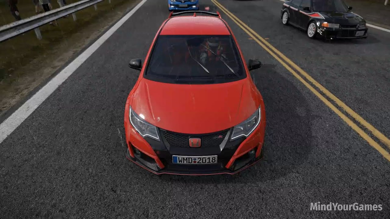 Project Cars 2 Honda Civic Type-R California Highway Full Race 1080p ...