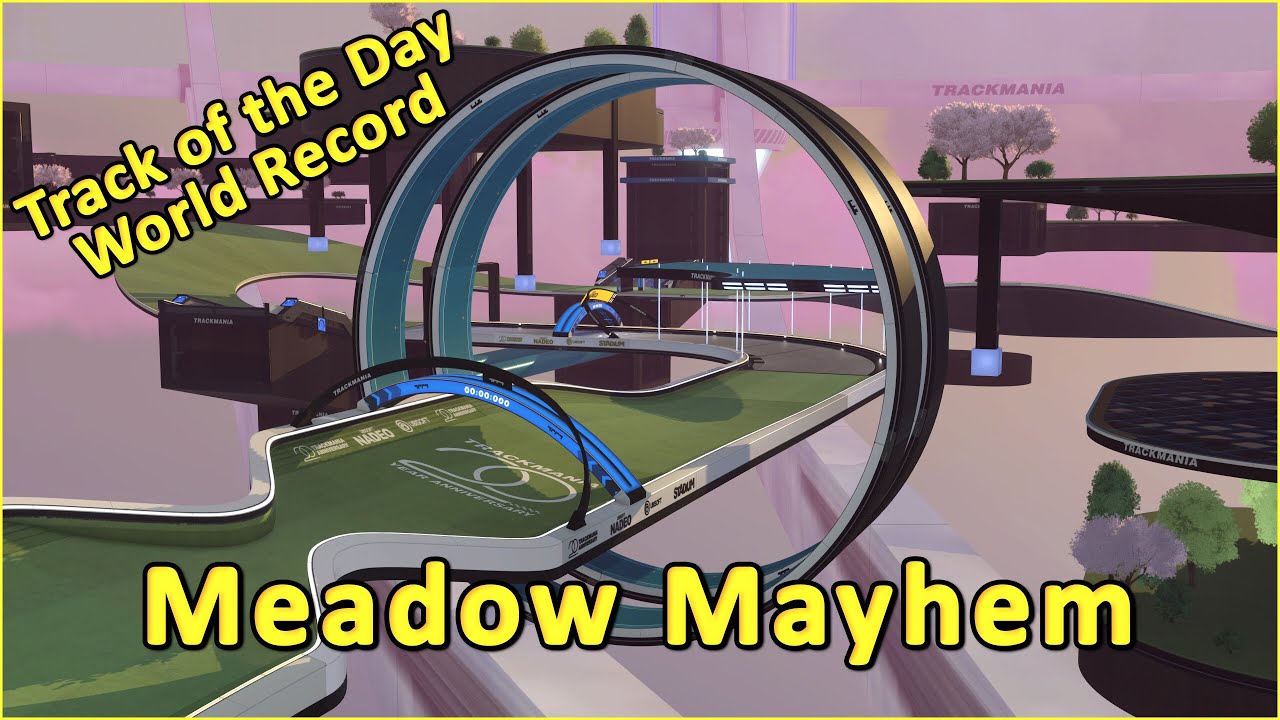 Meadow Mayhem - World Record by Blabbit - TRACKMANIA Track of the Day ...