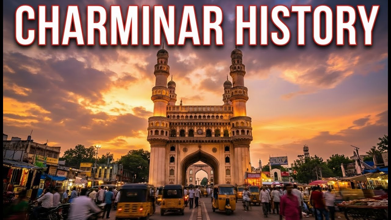 Charminar History in 1 minute – The Pride of Hyderabad - YouTube