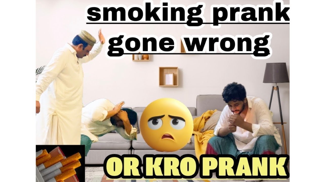Smoking prank on papa /prank gone (Wrong) warning NO SMOKING - YouTube