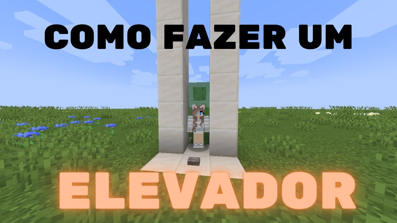 Tutorial como fazer um ELEVADOR no Minecraft - YouTube
