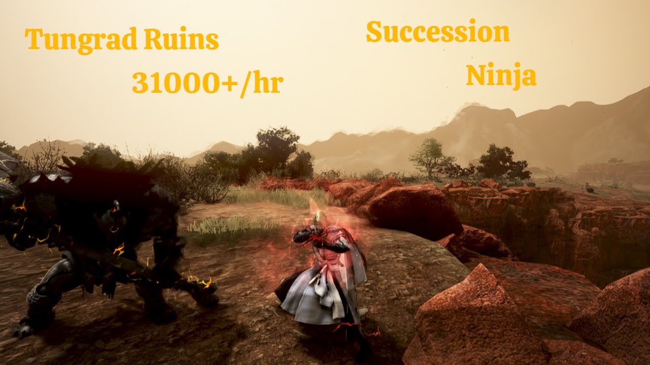 BDO Ninja Tungrad Ruins 31488 (Yellow LS, No Agris) / 334공 전승닌자 툰그라드 ...