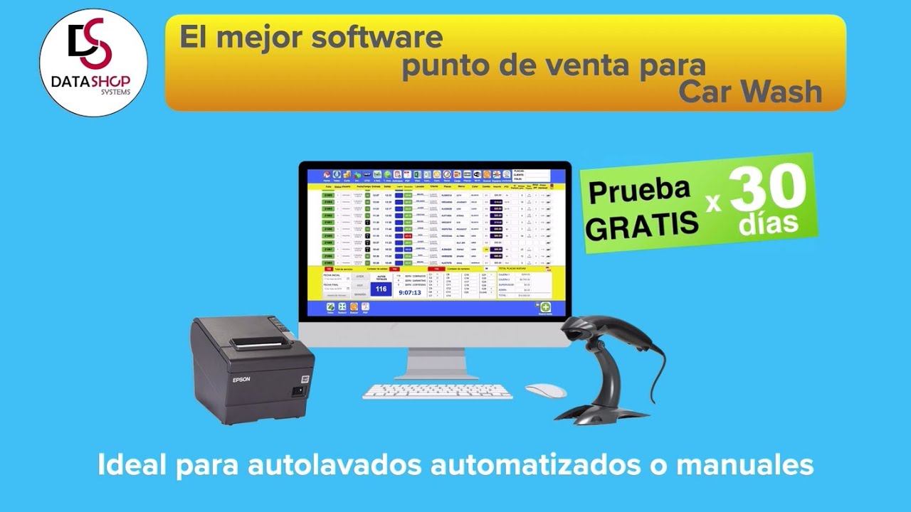 Software para car wash - auto lavados - YouTube