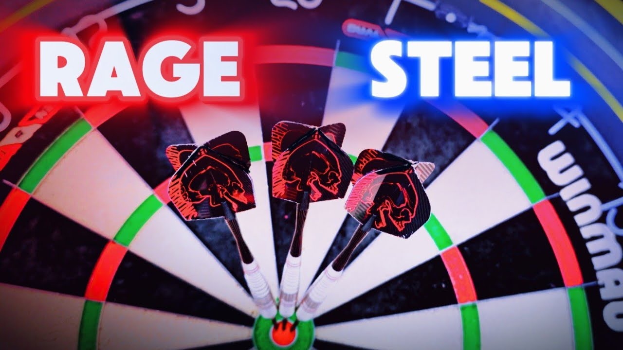 RAGE STEEL DARTS REVIEW. ..Hitting Absolutely Everything! (nearly ...