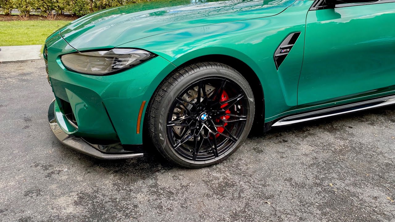 BMW G80 M3 Suvneer Motorsports Carbon Front Spoiler & SLIPLO Anti ...