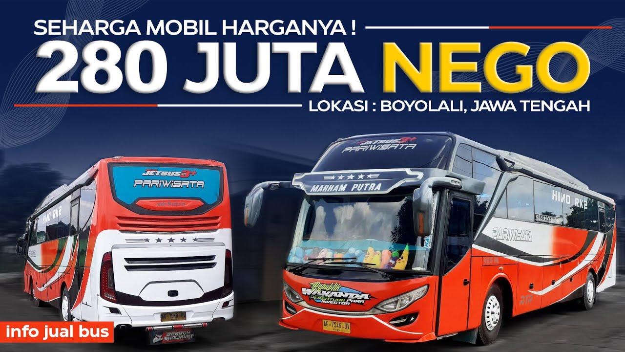 Bus ini Seharga Mobil - HINO R260 Body Jetbus 2 HDD 280 Juta Nego Bekas ...