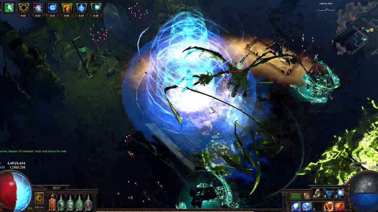 Tempest shield kitava Mastermind fight [SHC] - YouTube