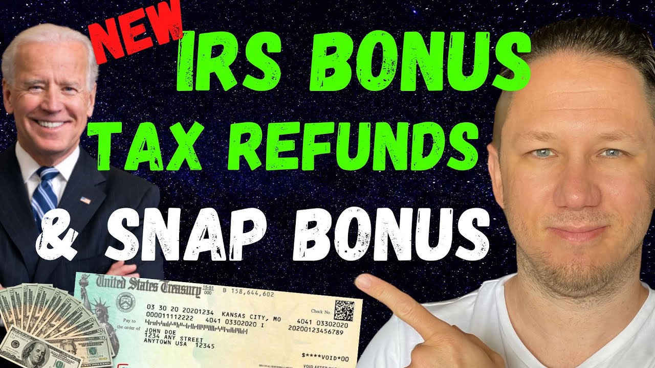 YES! IRS Bonus Tax Refunds + New Money & SNAP Benefits & New Senate ...