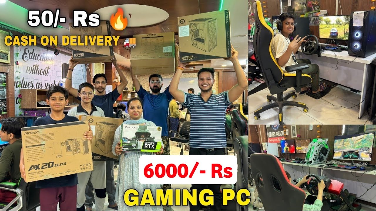 Gaming Pc | 6000/- Rs Only 😳 | Computer Market In Delhi | Gamer’s ...