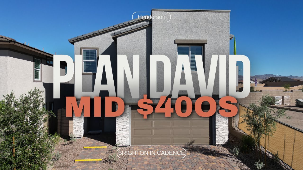 Lennar Homes Las Vegas David Brighton Plan in Henderson NV - YouTube