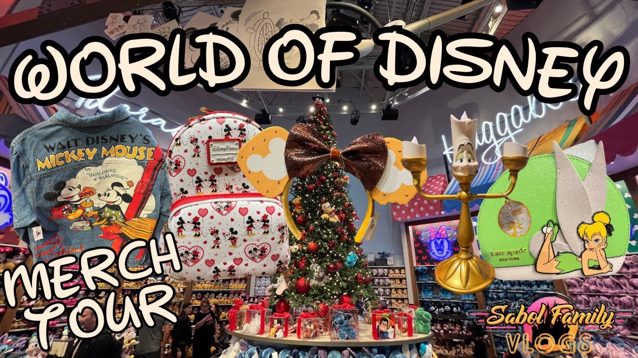 WORLD OF DISNEY NEW MERCHANDISE SHOPPING TOUR | December 2024 Disney ...