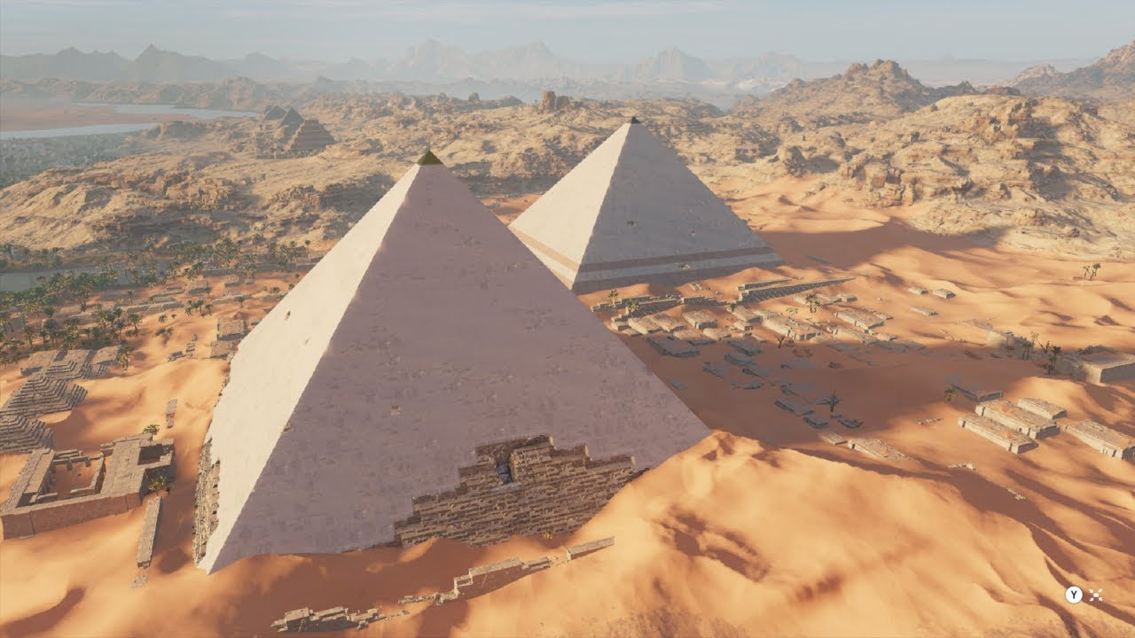 Assassin's Creed: Origins = Exploring the Great Pyramid of Giza - YouTube
