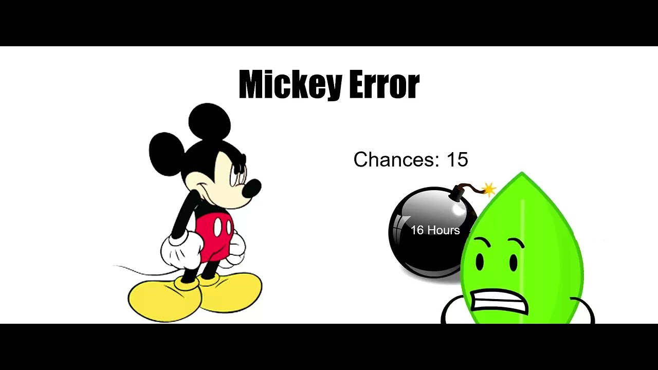 Mickey Error (Stupid Edition) - YouTube