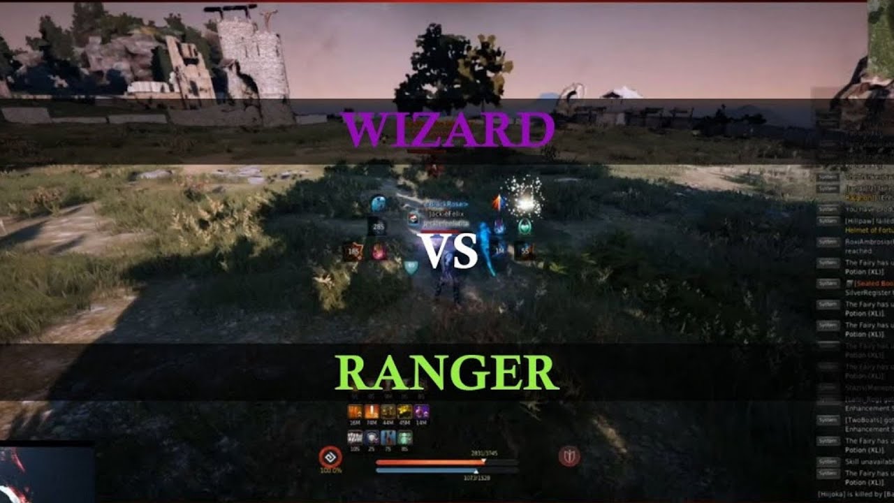 BDO PVP | WIZARD AWAKENING 632 GS VS RANGER AWAKENING 631 GS - YouTube