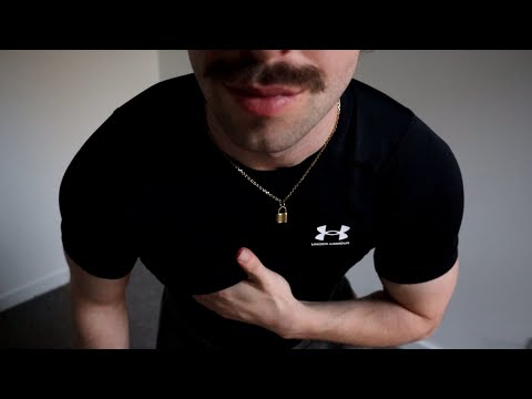 ASMR stripping off my clothes after a sweaty workout