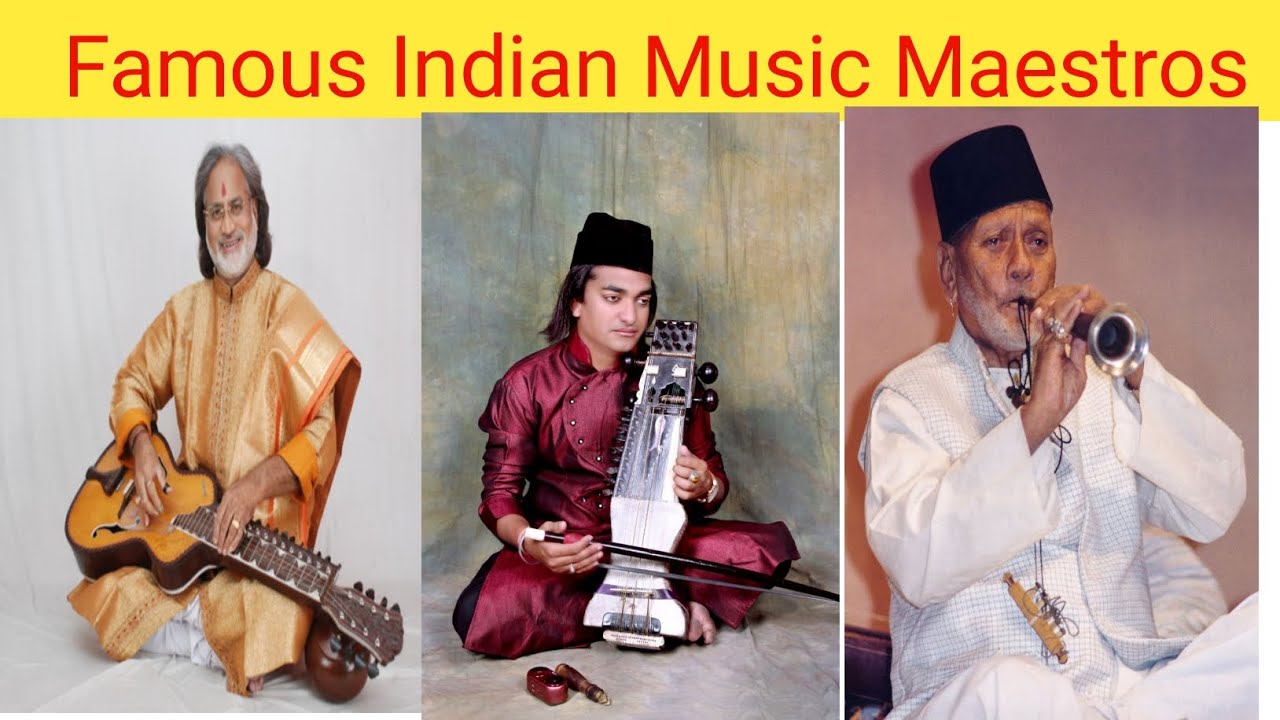 Famous Indian Music Maestros | Musical Maestros GK Vocabulary | Musical ...