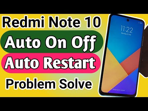 Redmi Note 10 Auto restart // Auto on off problem