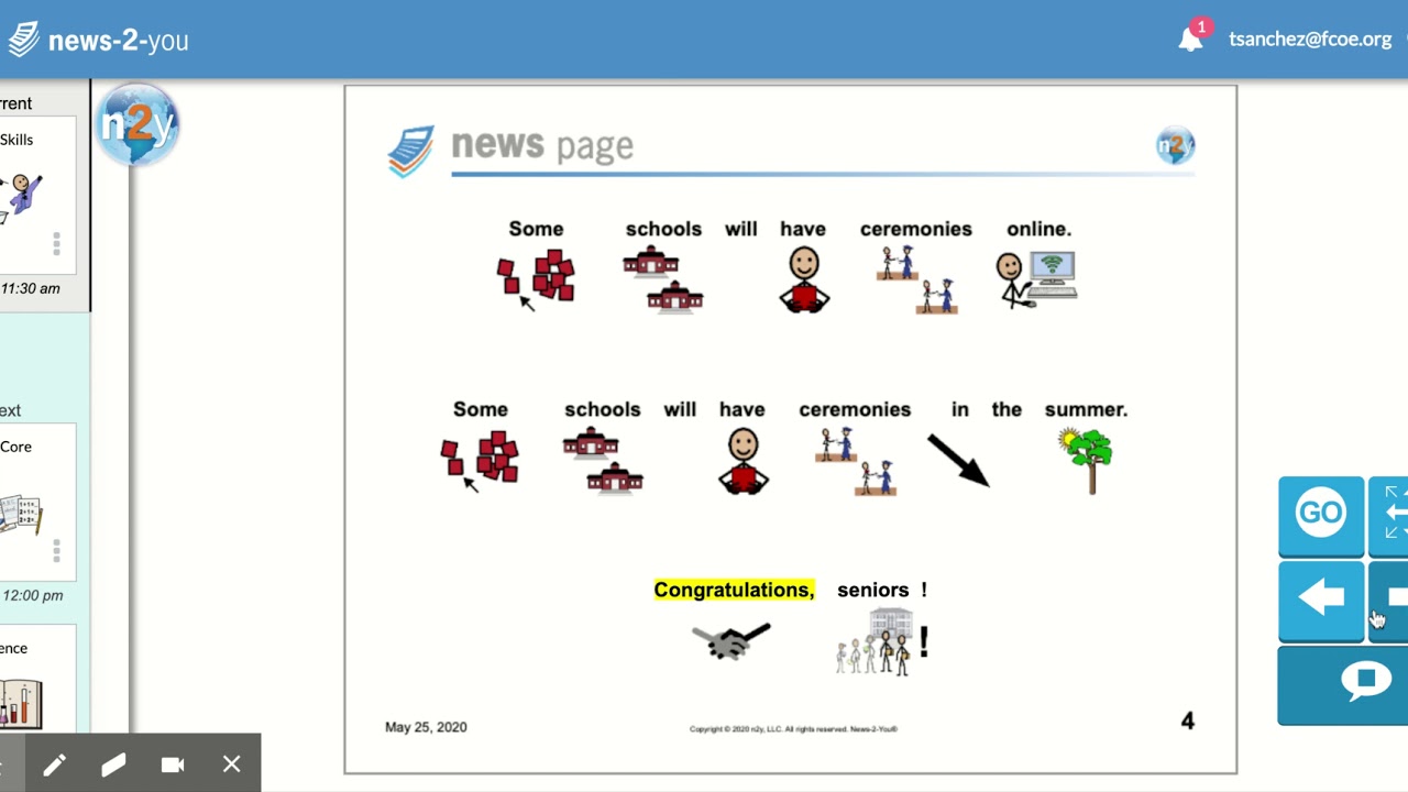 Reading the News-2-You Story for May 25, 2020 - YouTube