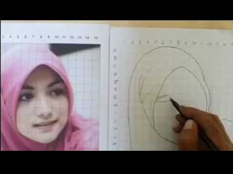 Menggambar Foto Dengan Teknik Grid - YouTube