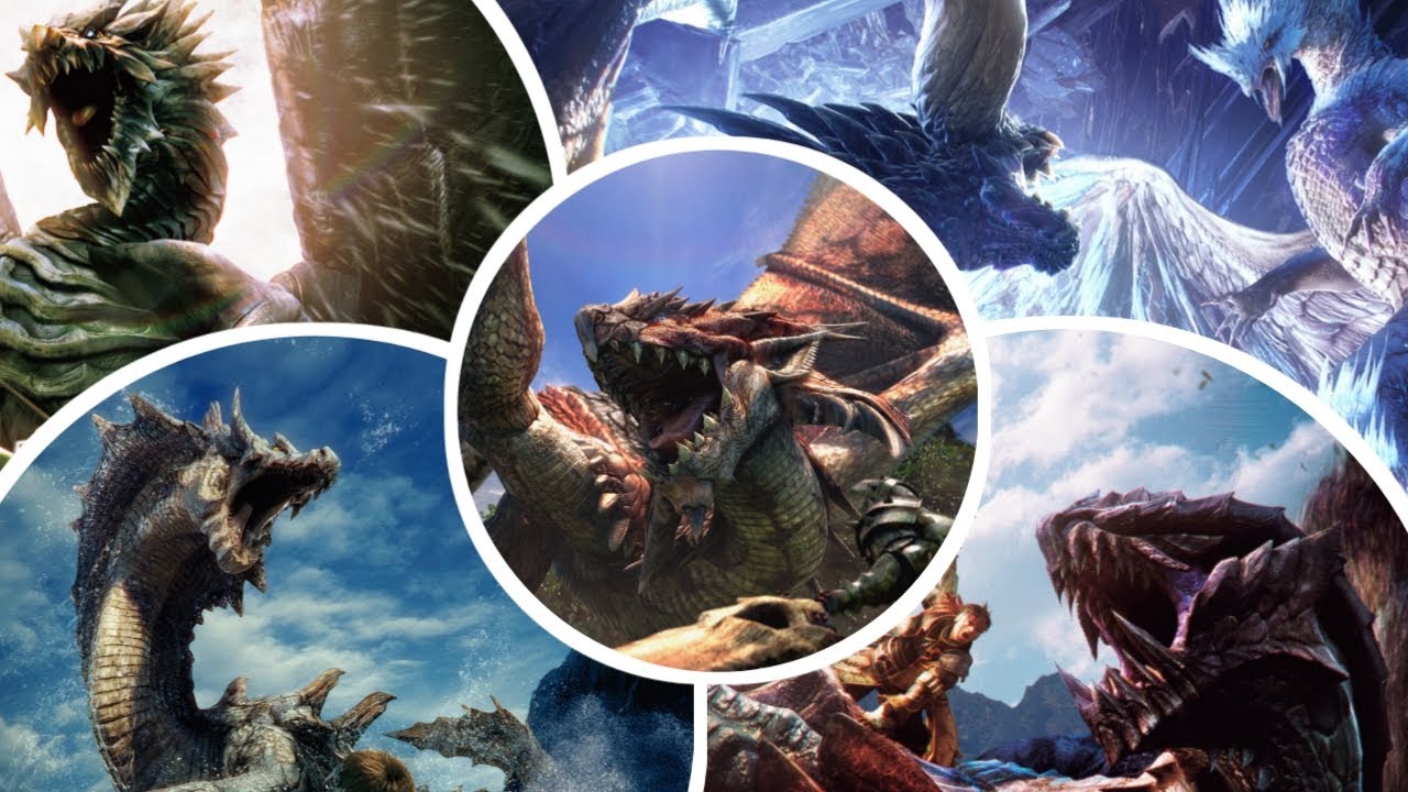 Monster Hunter - Every Main Music Theme from Gen 1 to Gen 5 - YouTube