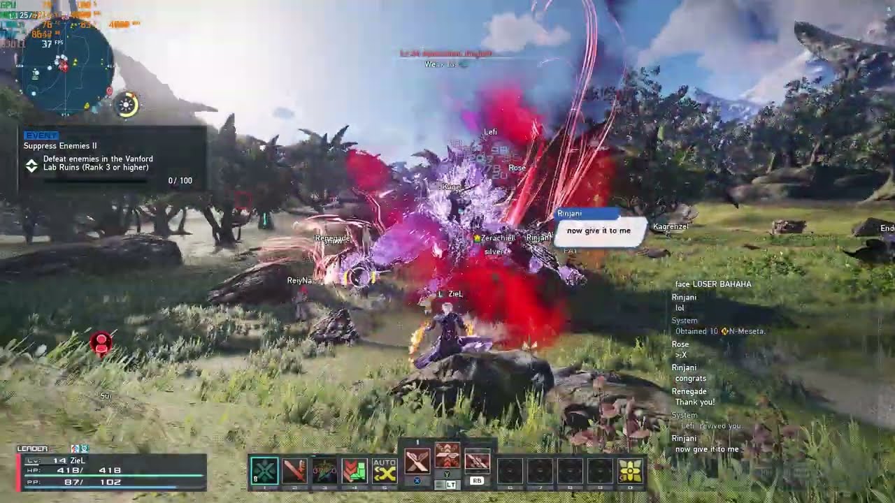 PSO2 NGS: Twin Daggers Gameplay 1 - YouTube