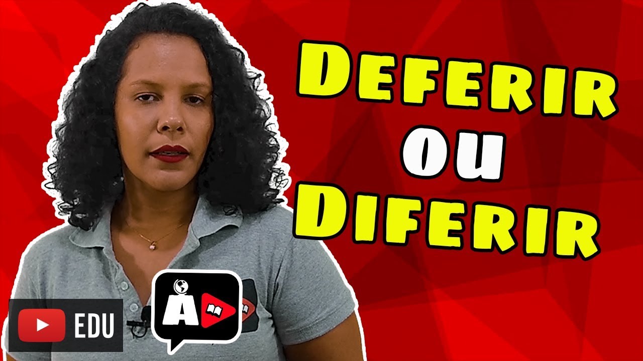 DEFERIR ou DIFERIR | Dica de Segunda | Agora, Disserte! - YouTube