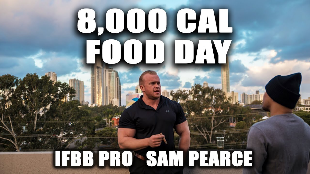 IFBB PRO - Sam Pearce - DAY IN THE LIFE - FOOD #bodybuilder #food # ...