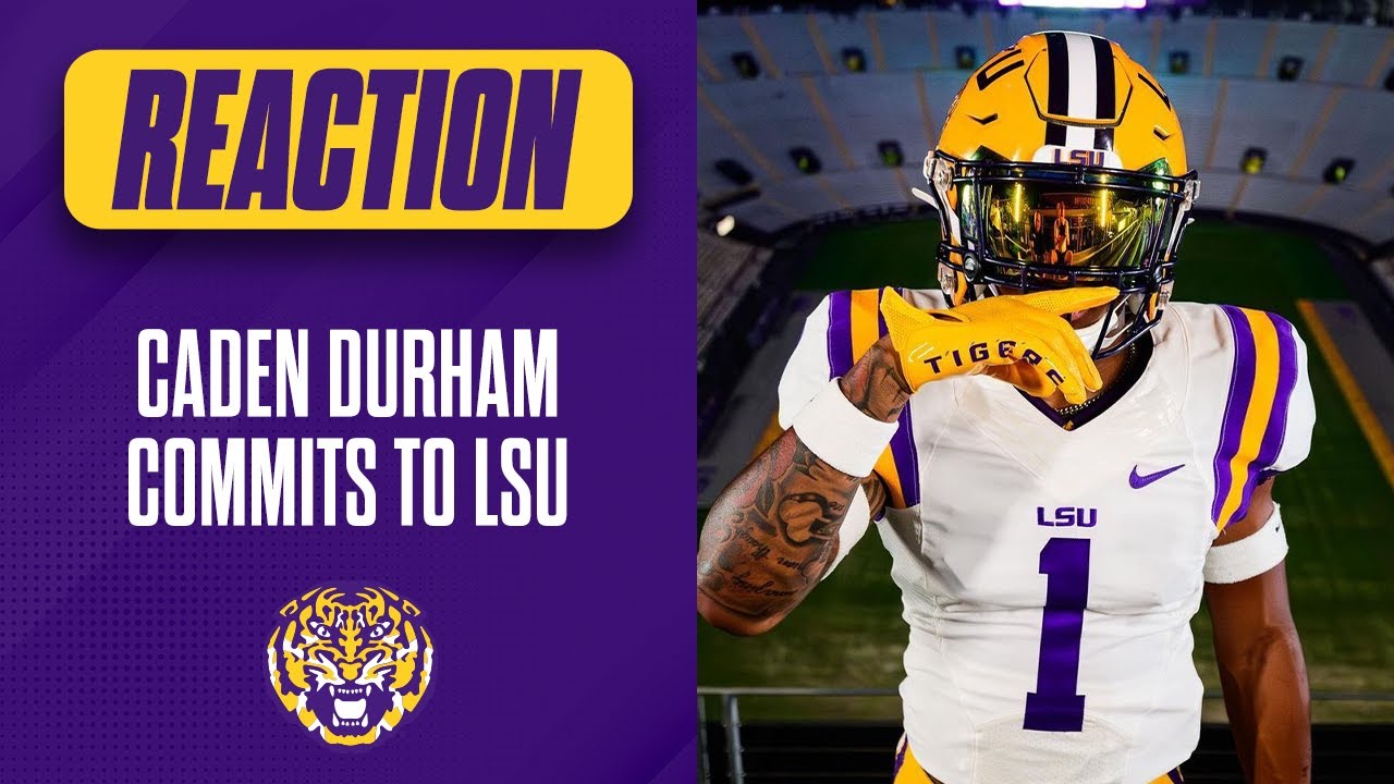 BREAKING: Caden Durham commits to LSU Football! | Frank Wilson stays ...
