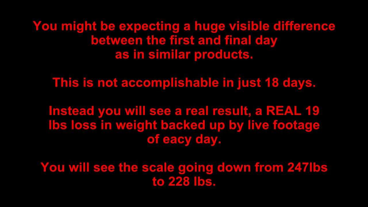 Weight Loss Diet - 19 Lbs In Just 18 Days - YouTube
