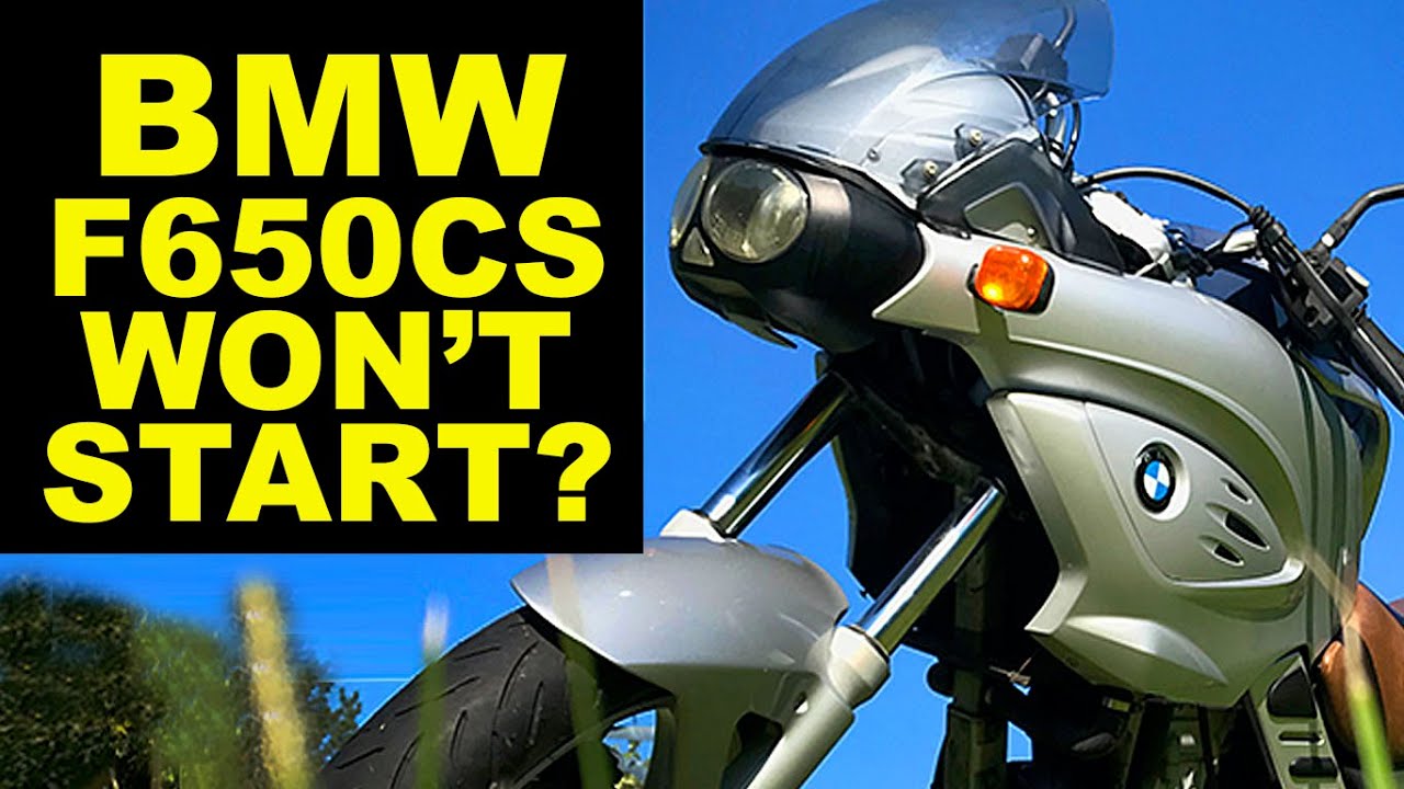 Motorcycle starter button repair : BMW F650CS - YouTube