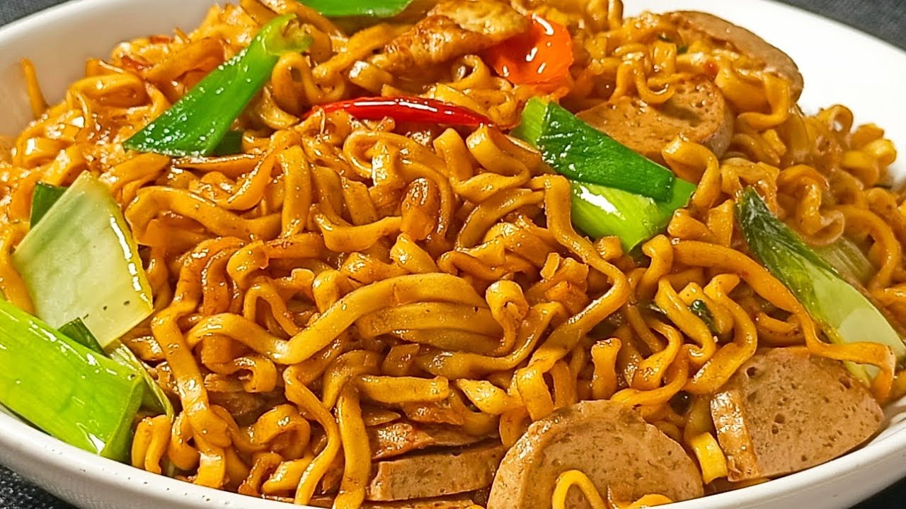 CARA BUAT MIE GORENG SEDERHANA Enak Dan simpel || olahan mie - YouTube