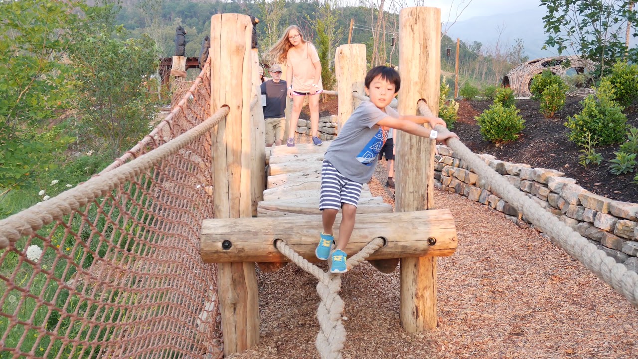 BearVenture a Mini Obstacle Course for Kids at Anakeesta in 4K - YouTube