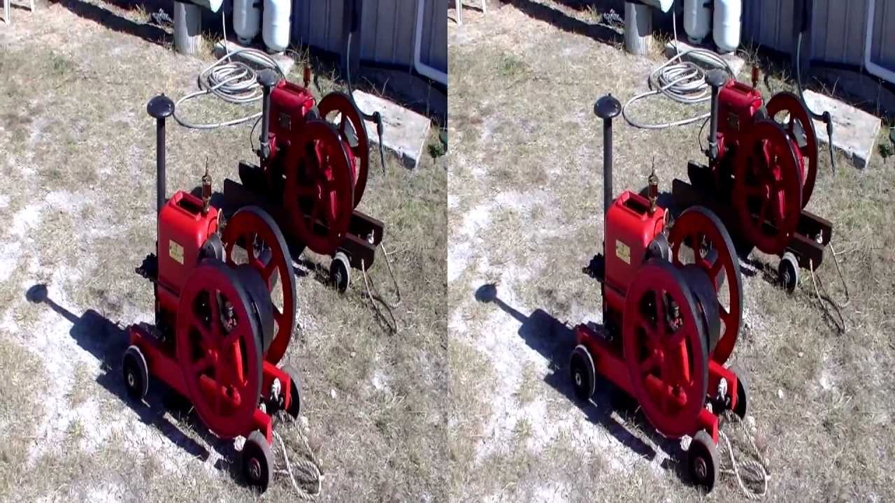 Sundial Stationary Engines running in 3D - YouTube