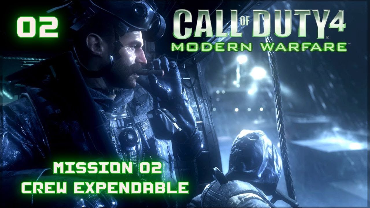 Call of Duty 4 Modern Warfare Mission 02 "Crew Expendable" - YouTube
