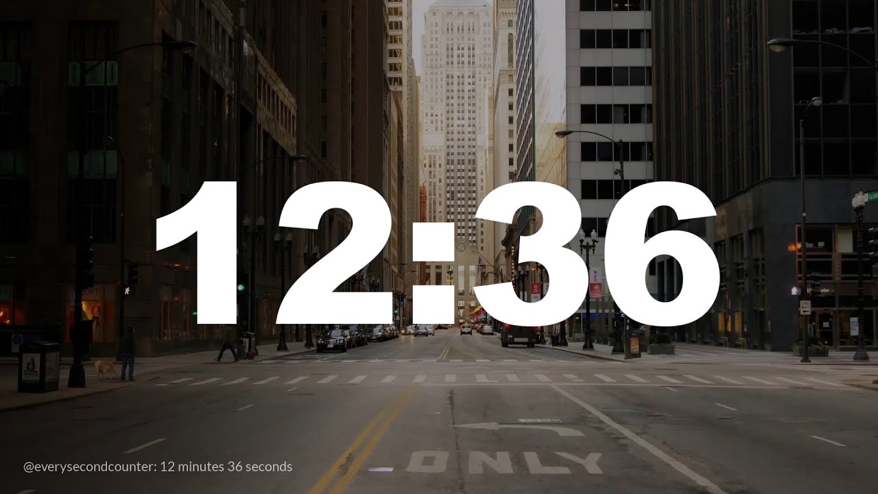 12 minutes 36 seconds [756 secs] clock timer countdown || Alarm Focus ...