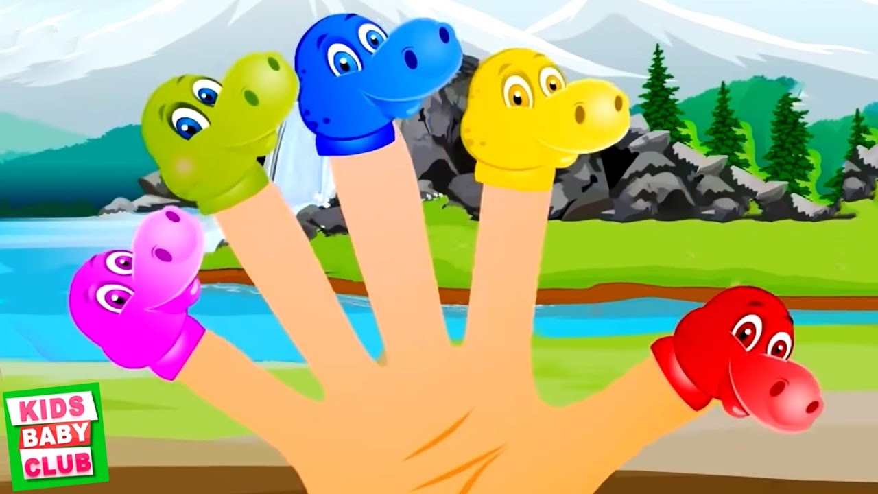 Dinosaur Finger Family, Nursery Rhymes And Kids Songs - YouTube