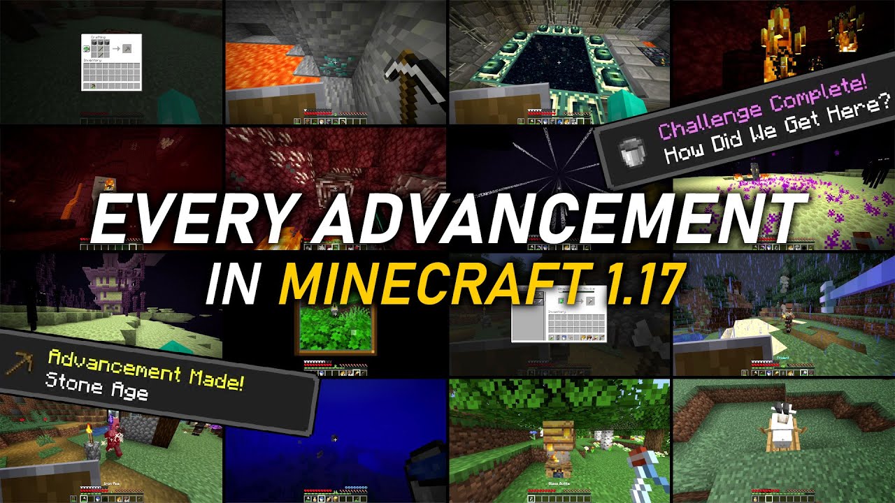 Every Advancement in Minecraft 1.17 - YouTube