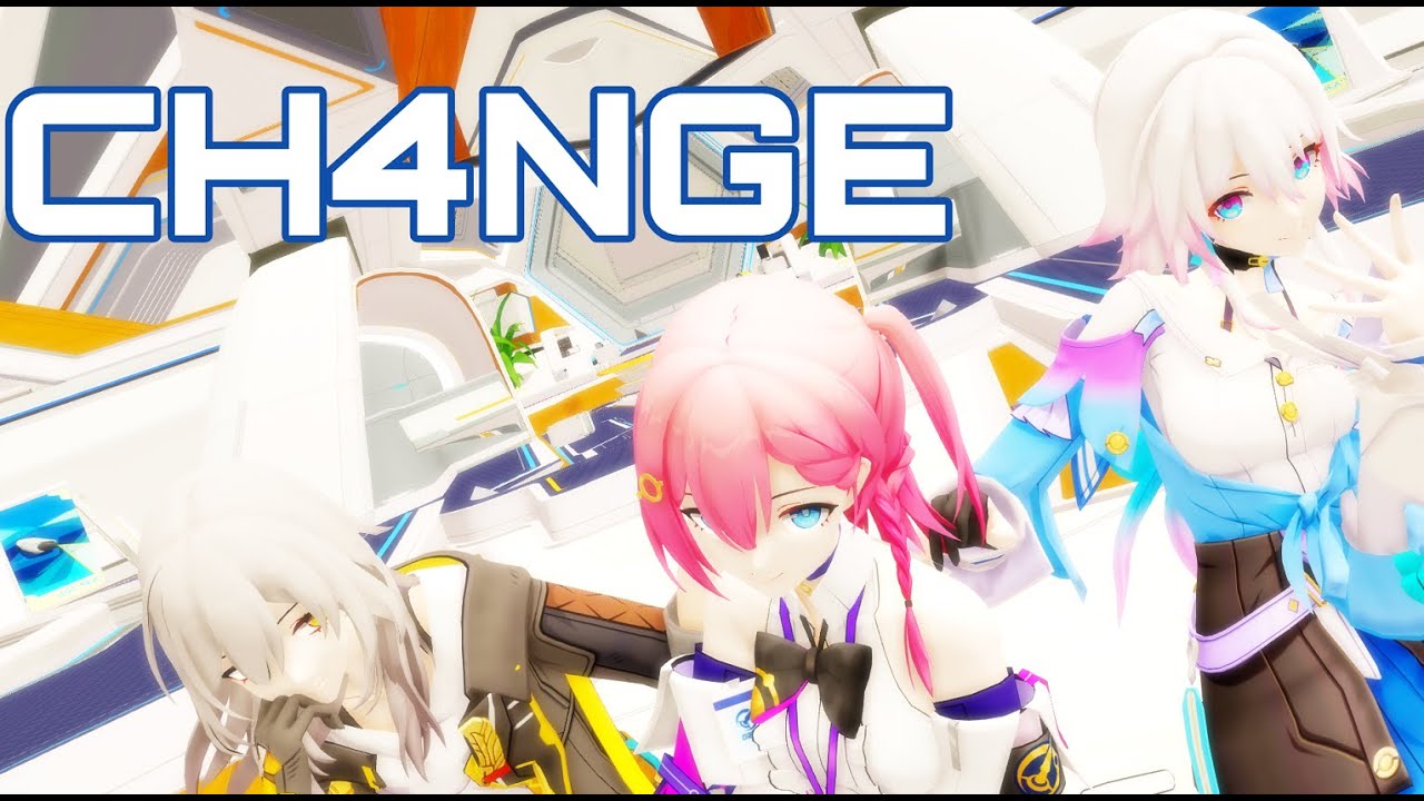 [MMD Honkai Star Rail] Stelle/March 7th and Asta-Ch4nge by Giga - YouTube